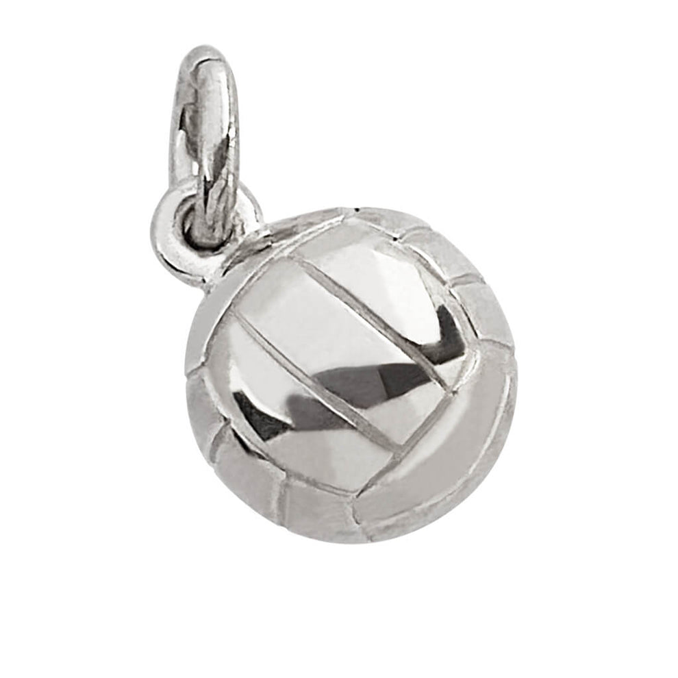 Netball Charm Sterling Silver Pendant – Charmarama