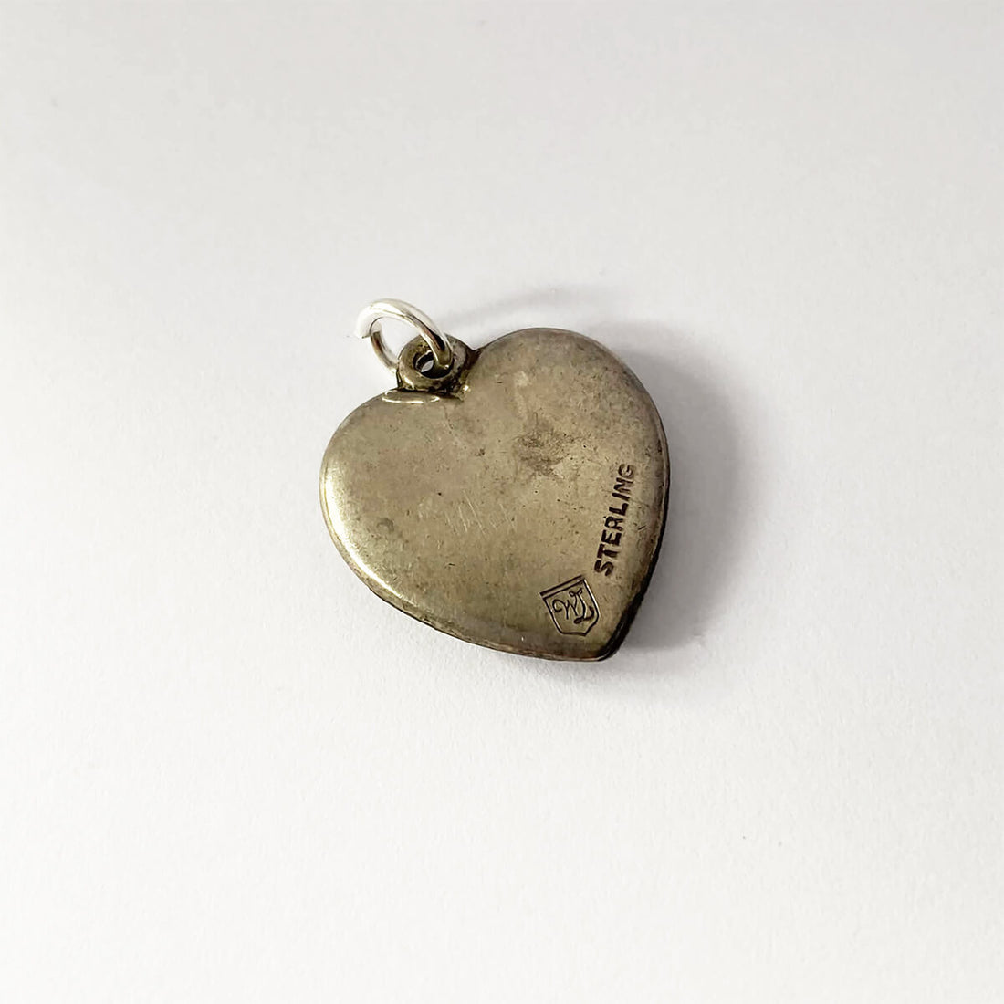 Vintage Walter Lampl Heart Charm | Sterling Silver Enamel – Charmarama